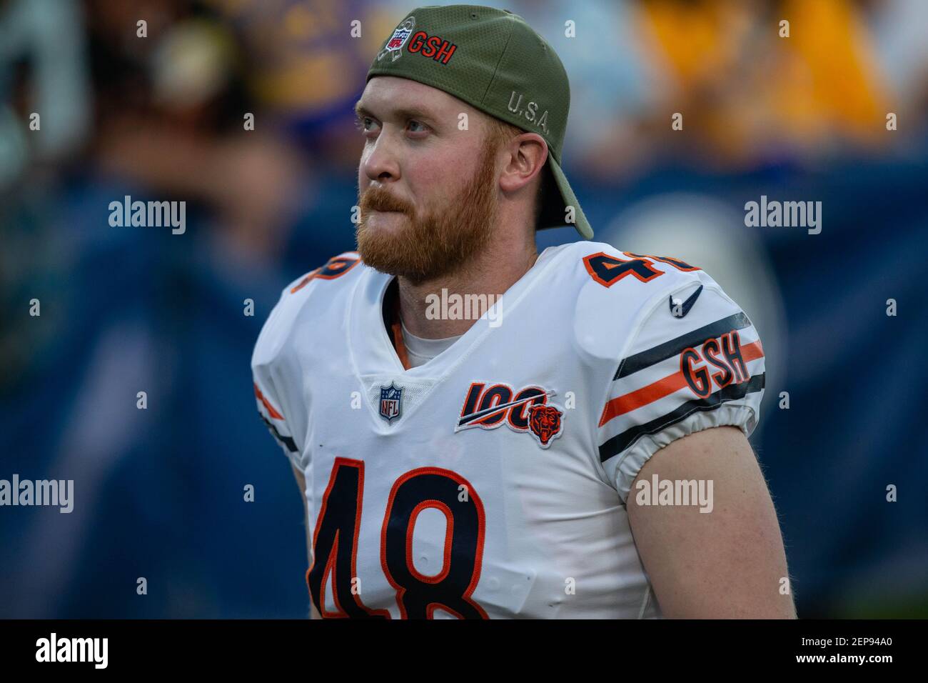 November 17, 2019 Los Angeles, CA...Chicago Bears long snapper Patrick ...