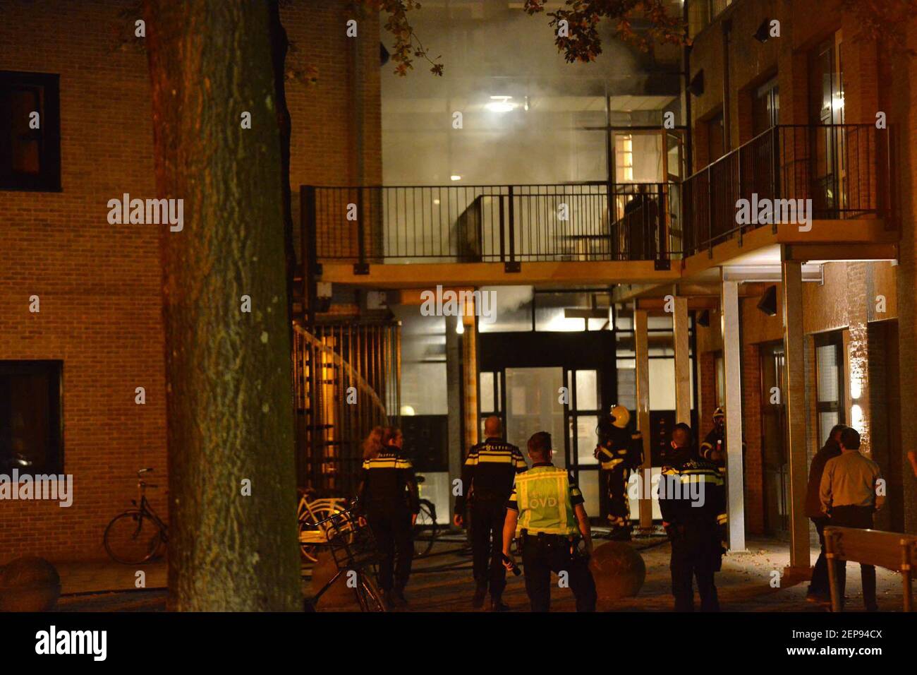 BREDA, Netherlands, 18-11-2019, dutchnews, , Fire in the Breda ...