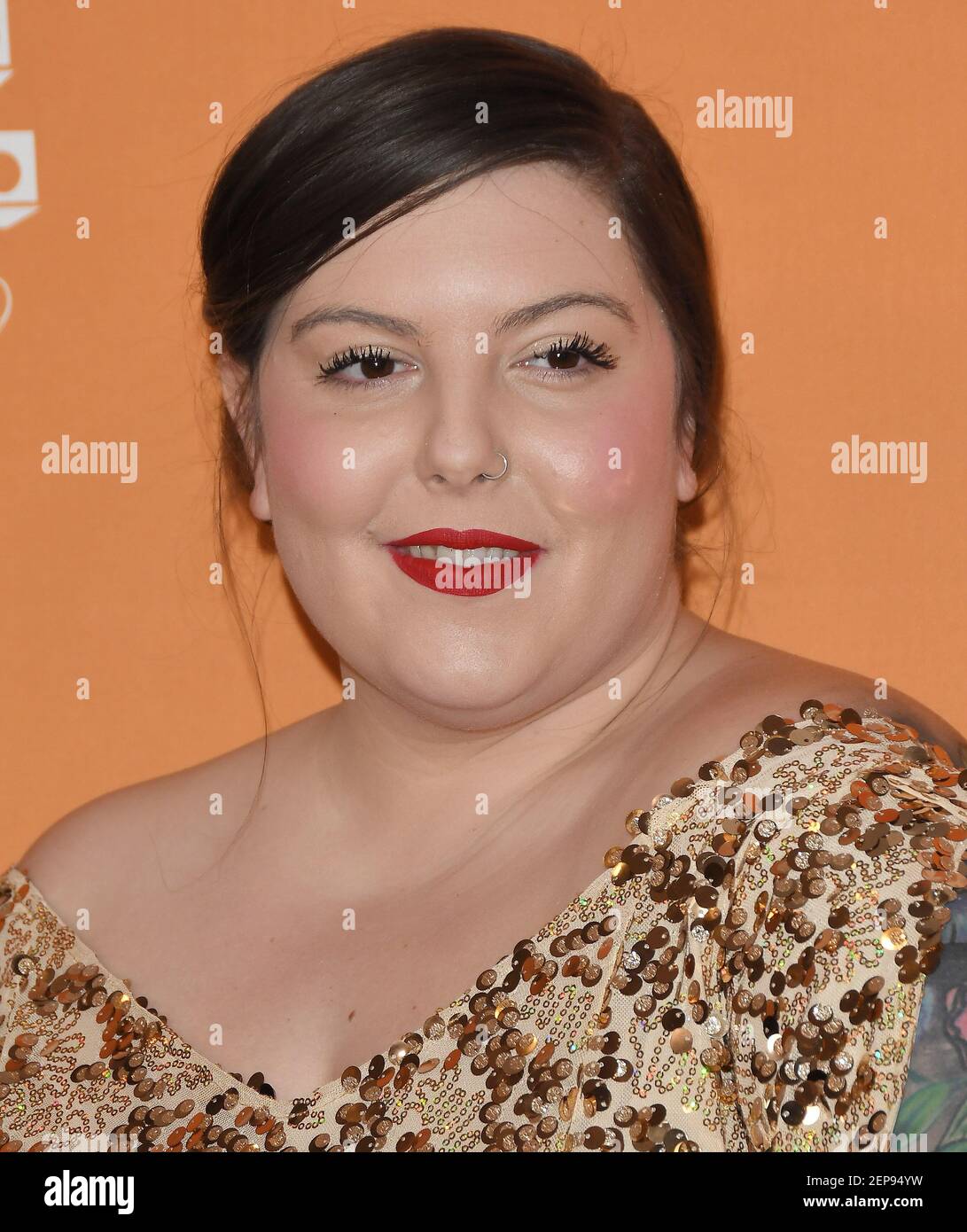 Mary Lambert arrives at the Trevor Project's TrevorLIVE LA 2019 held at ...
