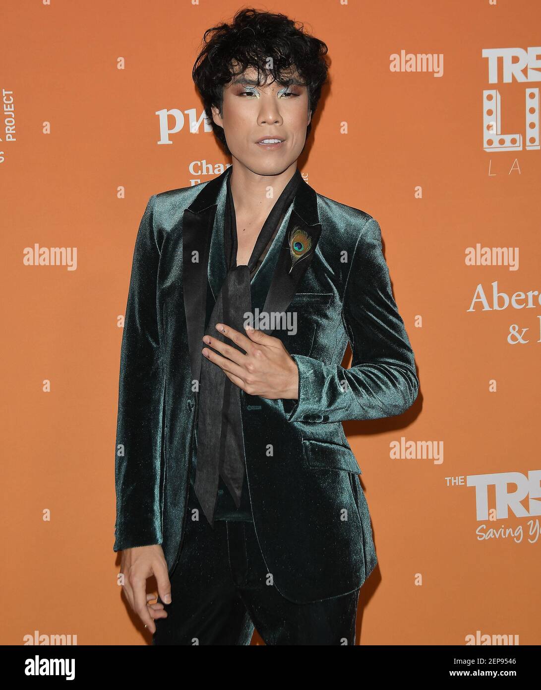 Eugene Lee Yang arrives at the Trevor Project's TrevorLIVE LA 2019 held ...