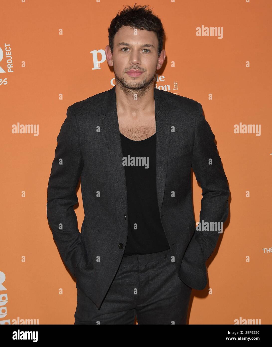 Sam Lansky arrives at the Trevor Project's TrevorLIVE LA 2019 held at ...