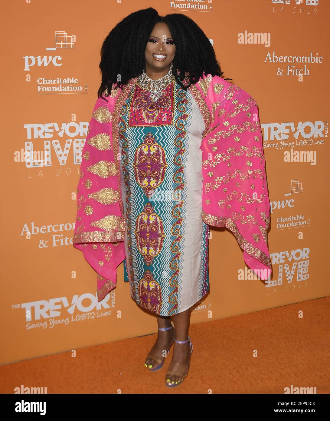 Ashlee Marie Preston arrives at the Trevor Project's TrevorLIVE LA 2019 ...