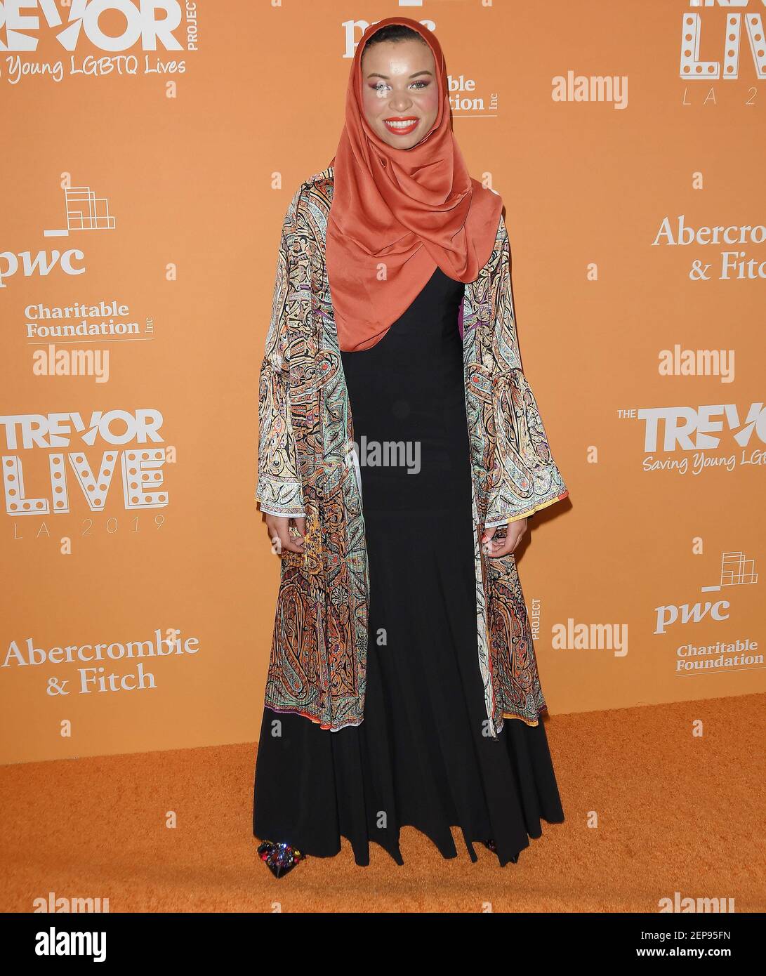 Blair Imani arrives at the Trevor Project's TrevorLIVE LA 2019 held at ...
