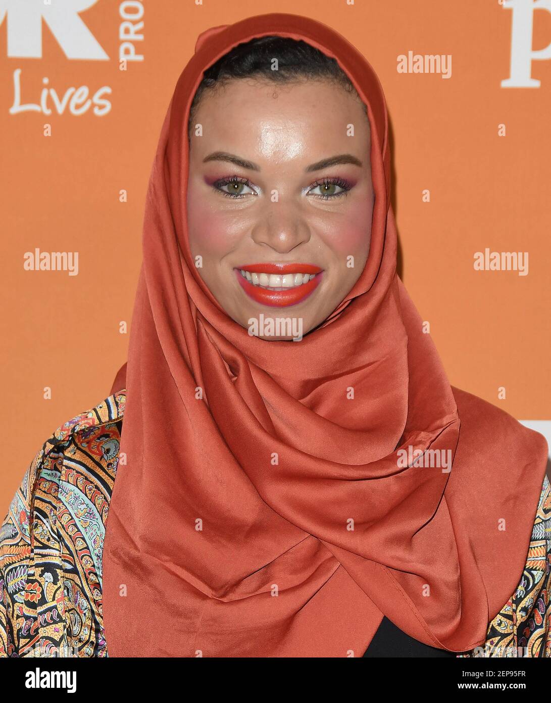 Blair Imani arrives at the Trevor Project's TrevorLIVE LA 2019 held at ...