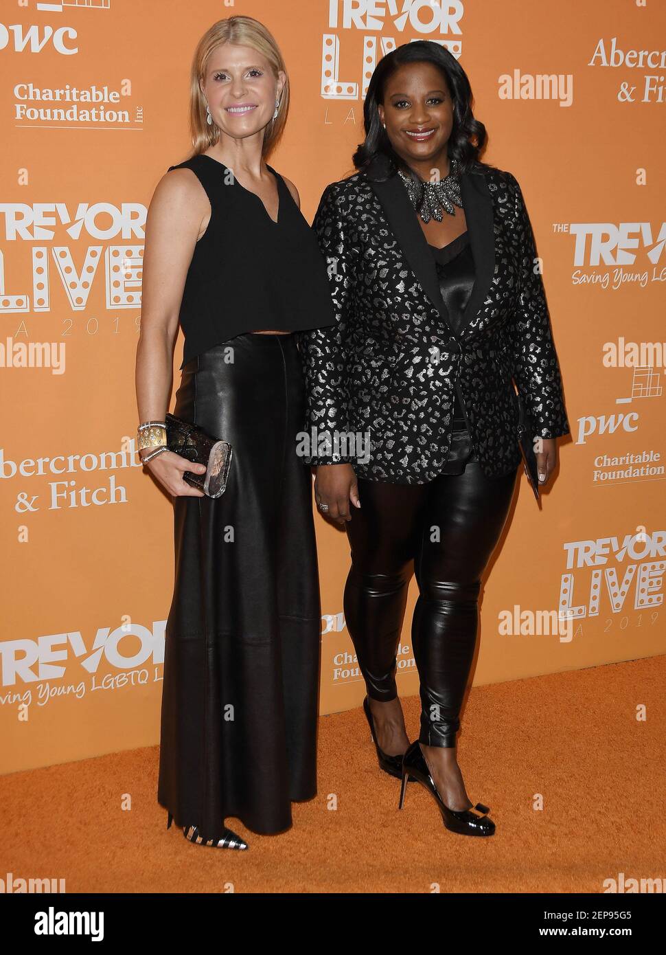 (L-R) Shannon Schuyler and Yolanda Seals-Coffield at the Trevor Project ...