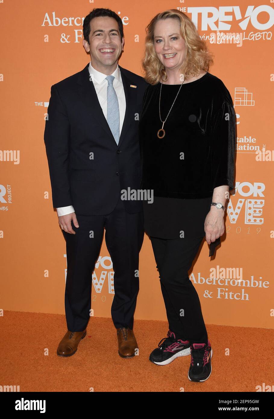 (L-R) Amit Paley and Cybill Shepherd at the Trevor Project's TrevorLIVE ...