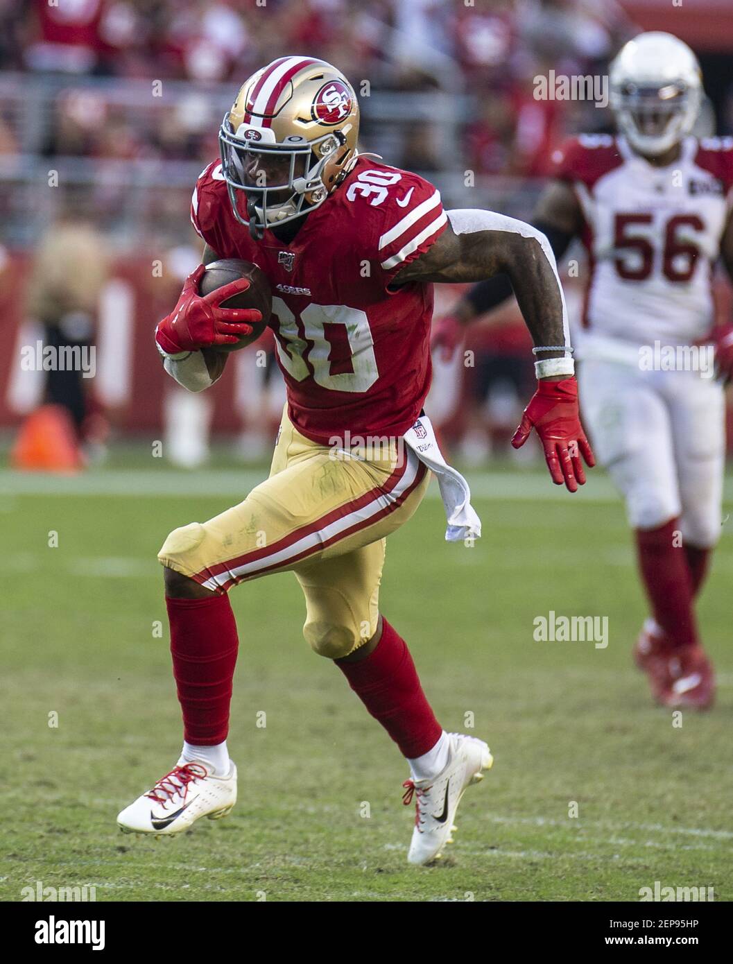 Nov 17 2019 Santa Clara U.S.A. CA San Francisco running back Jeff ...