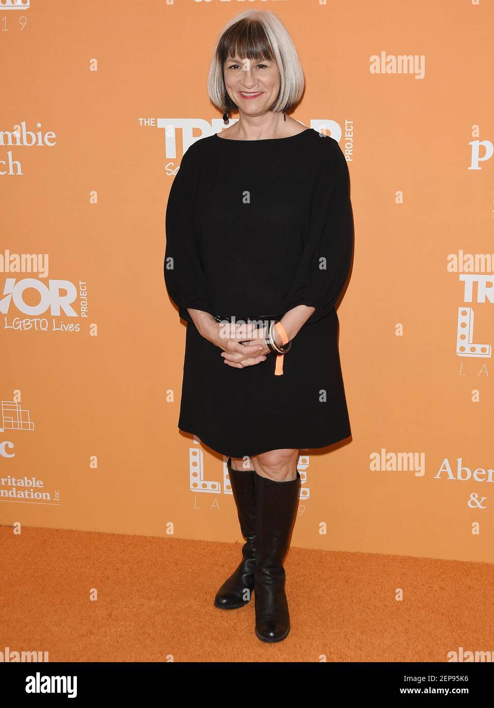 Peggy Rajski arrives at the Trevor Project's TrevorLIVE LA 2019 held at ...