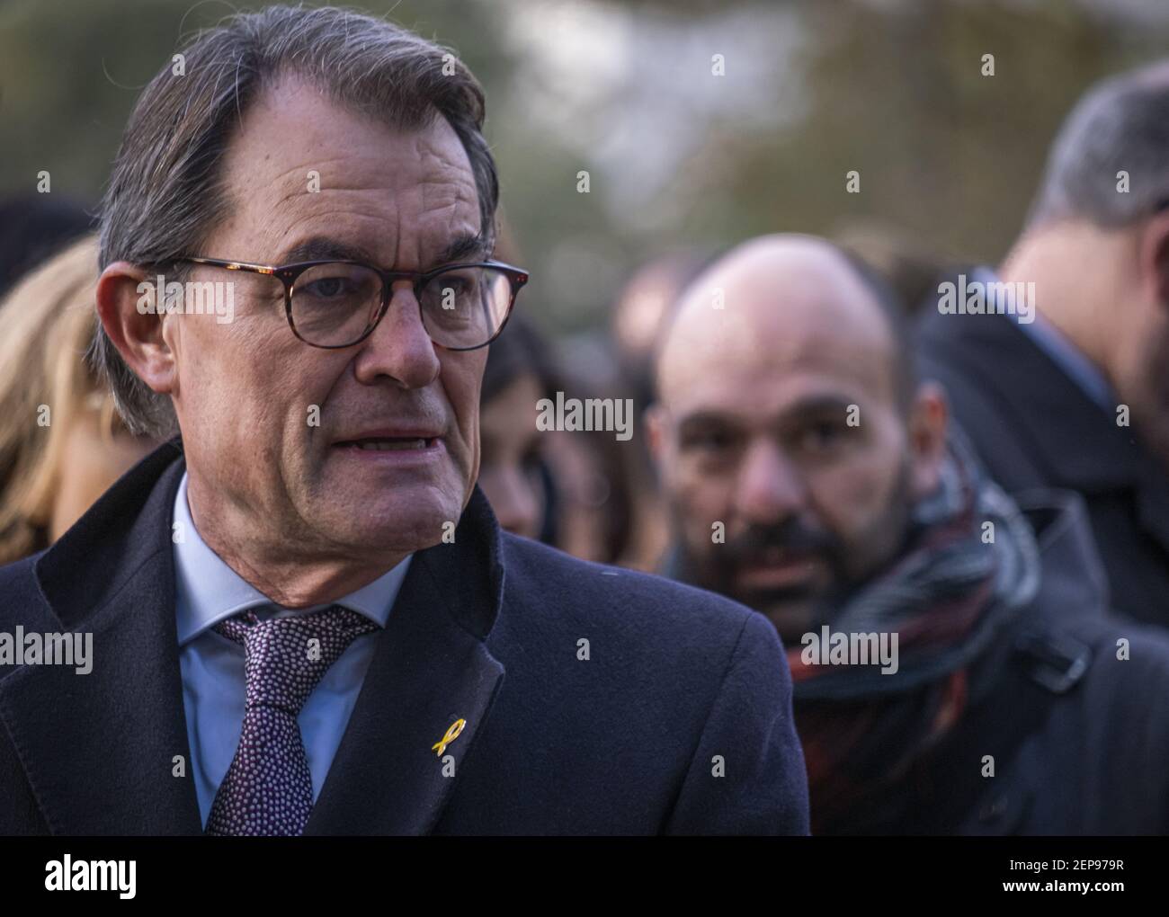 The former president of the Generalidad of Catalonia Artur Mas is seen ...