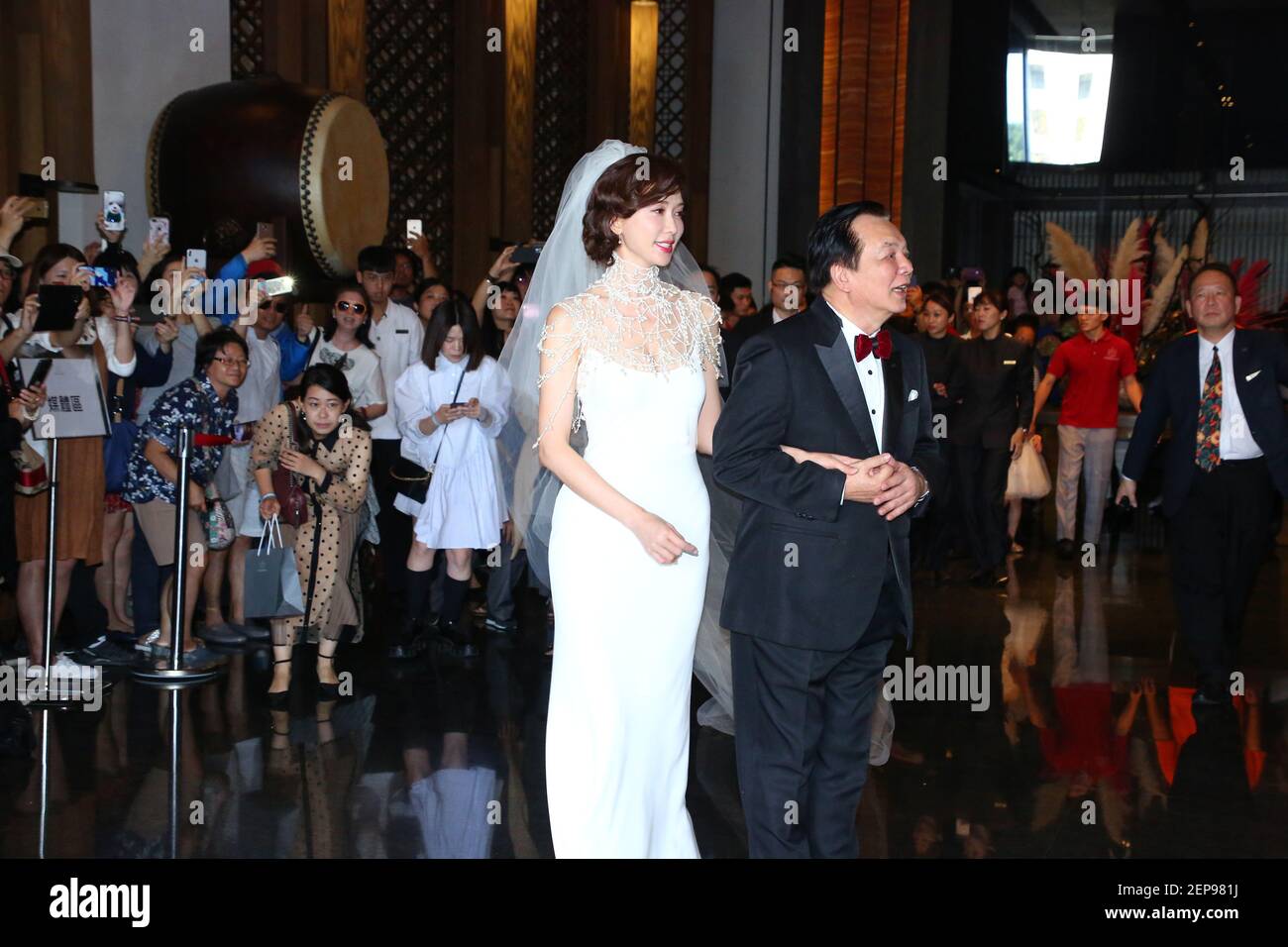 Lin Chi-ling and AKIRA held the wedding ceremony at Tainan Art Museum ...