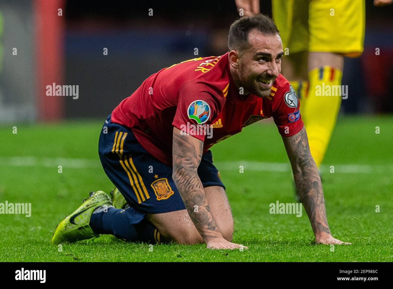 Paco Alcacer of Spain during the match Spain v Romania, of European ...