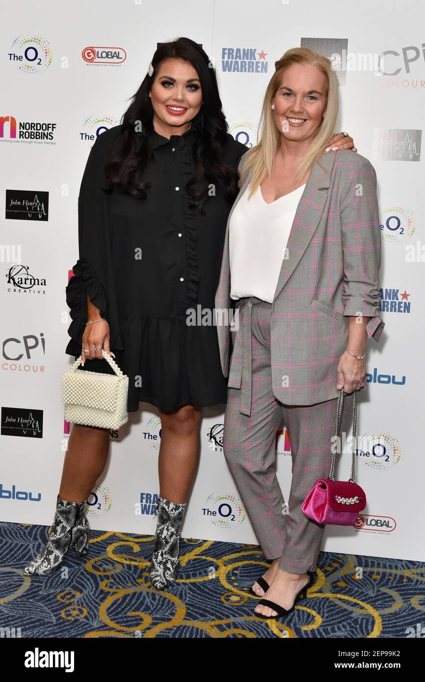 Scarlett Moffatt and Betty Moffatt attend the Nordoff Robbins Boxing ...