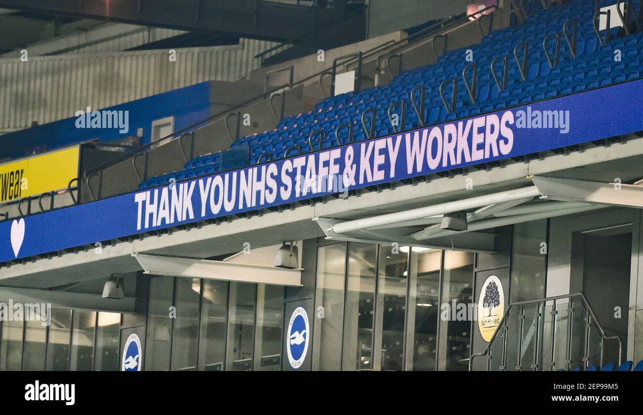 Football stadium sign hi-res stock photography and images - Alamy