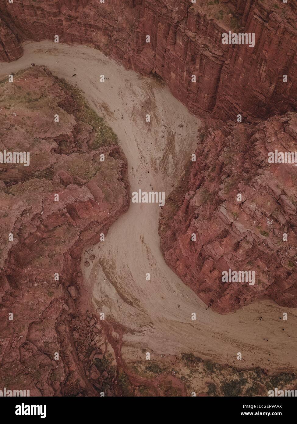 Xinjiang,CHINA-Tianshan tomur grand canyon is located in Wensu county ...