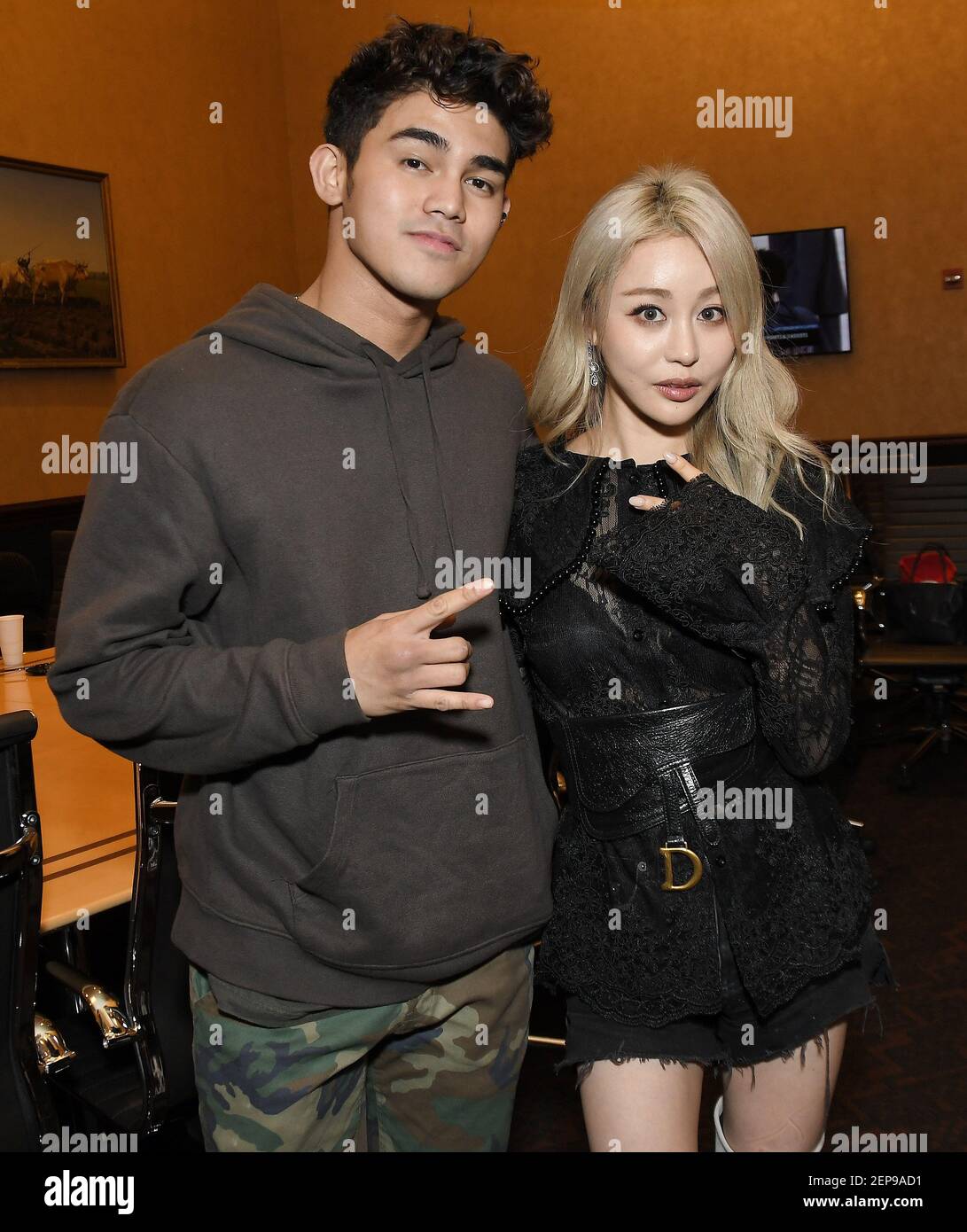 (L-R) International Music Artist Inigo Pascual and YouTube Personality ...