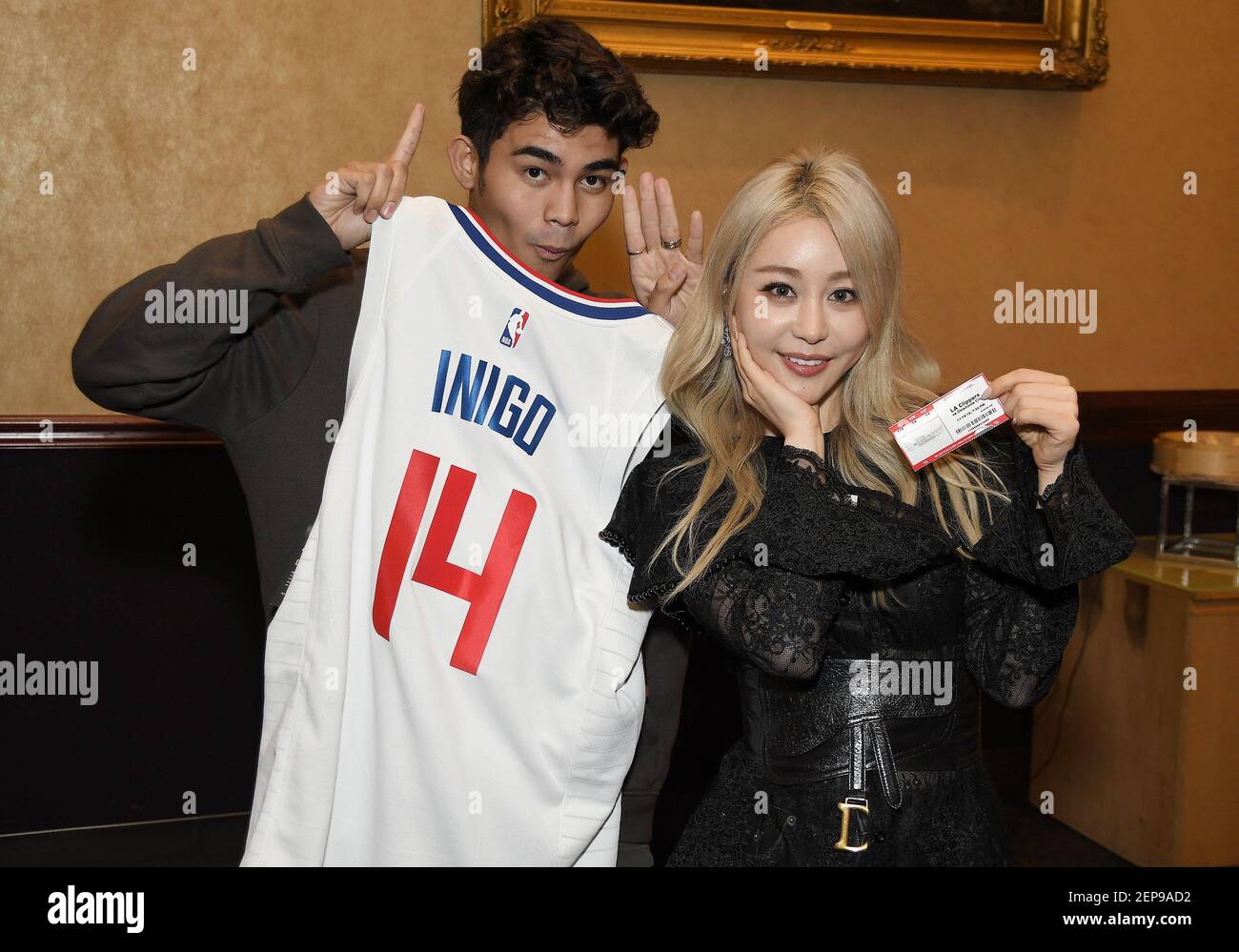 (L-R) International Music Artist Inigo Pascual and YouTube Personality ...