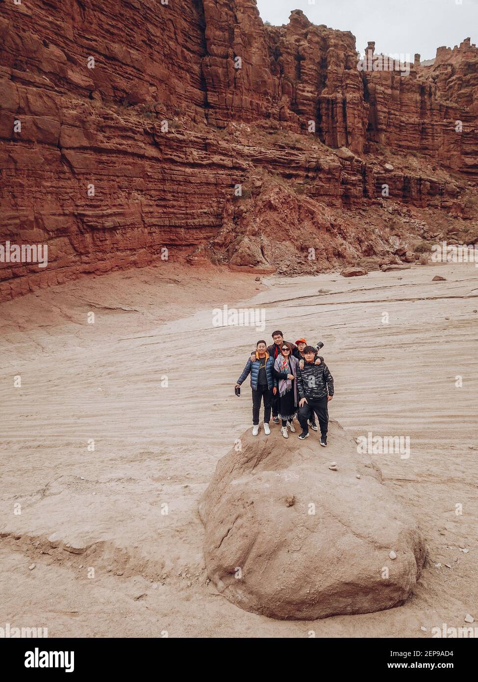 Xinjiang,CHINA-Tianshan tomur grand canyon is located in Wensu county ...