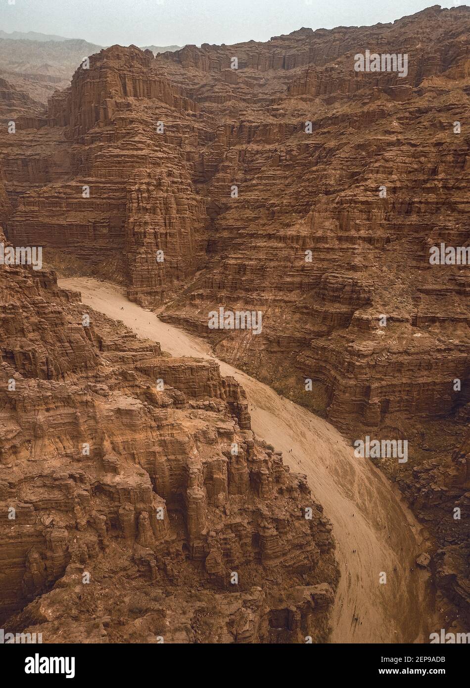Xinjiang,CHINA-Tianshan tomur grand canyon is located in Wensu county ...
