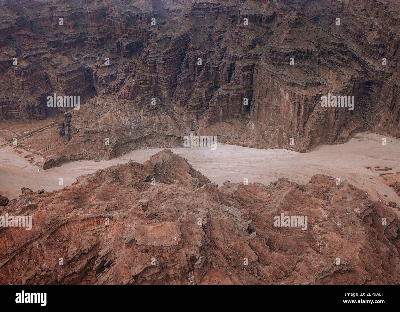 Xinjiang,CHINA-Tianshan tomur grand canyon is located in Wensu county ...