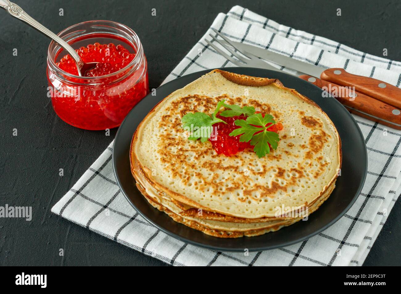 Blini Russian Food