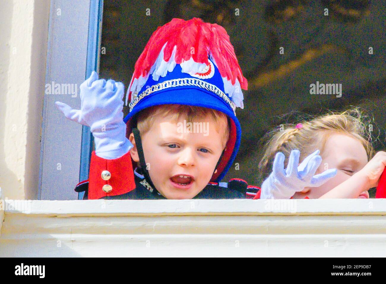Prince Jacques of Monaco during the Army Parade, as part of the ...