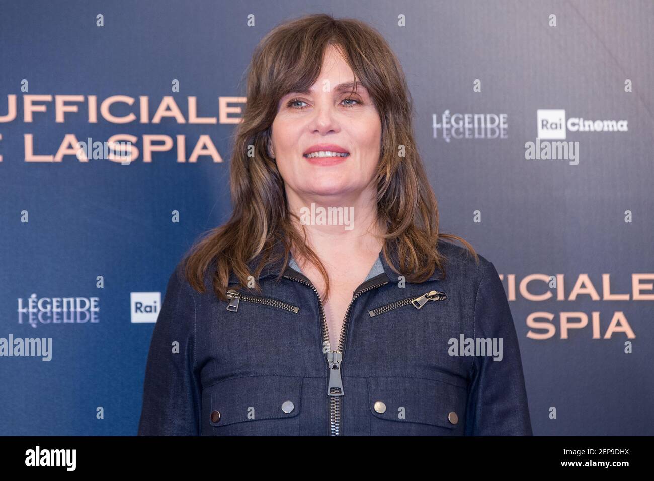 Emmanuelle Seigner Photocall at Eliseo Theater in Rome of the film ...