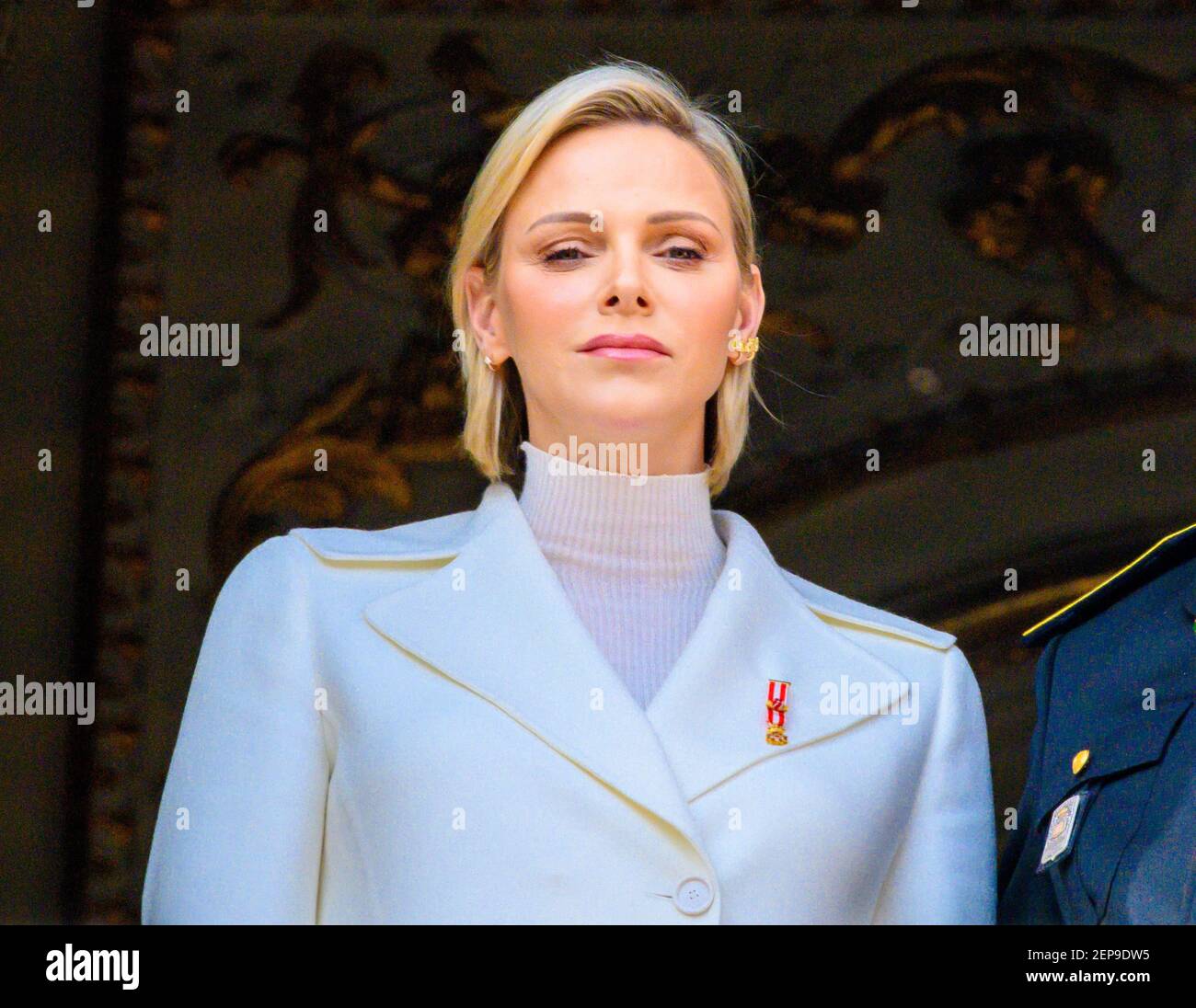 Princess Charlene of Monaco during the Army Parade, as part of the ...