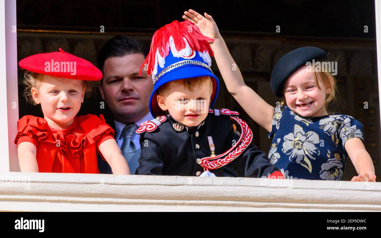 Prince Jacques and Princess Gabriella of Monac and niece Kaia Rose ...