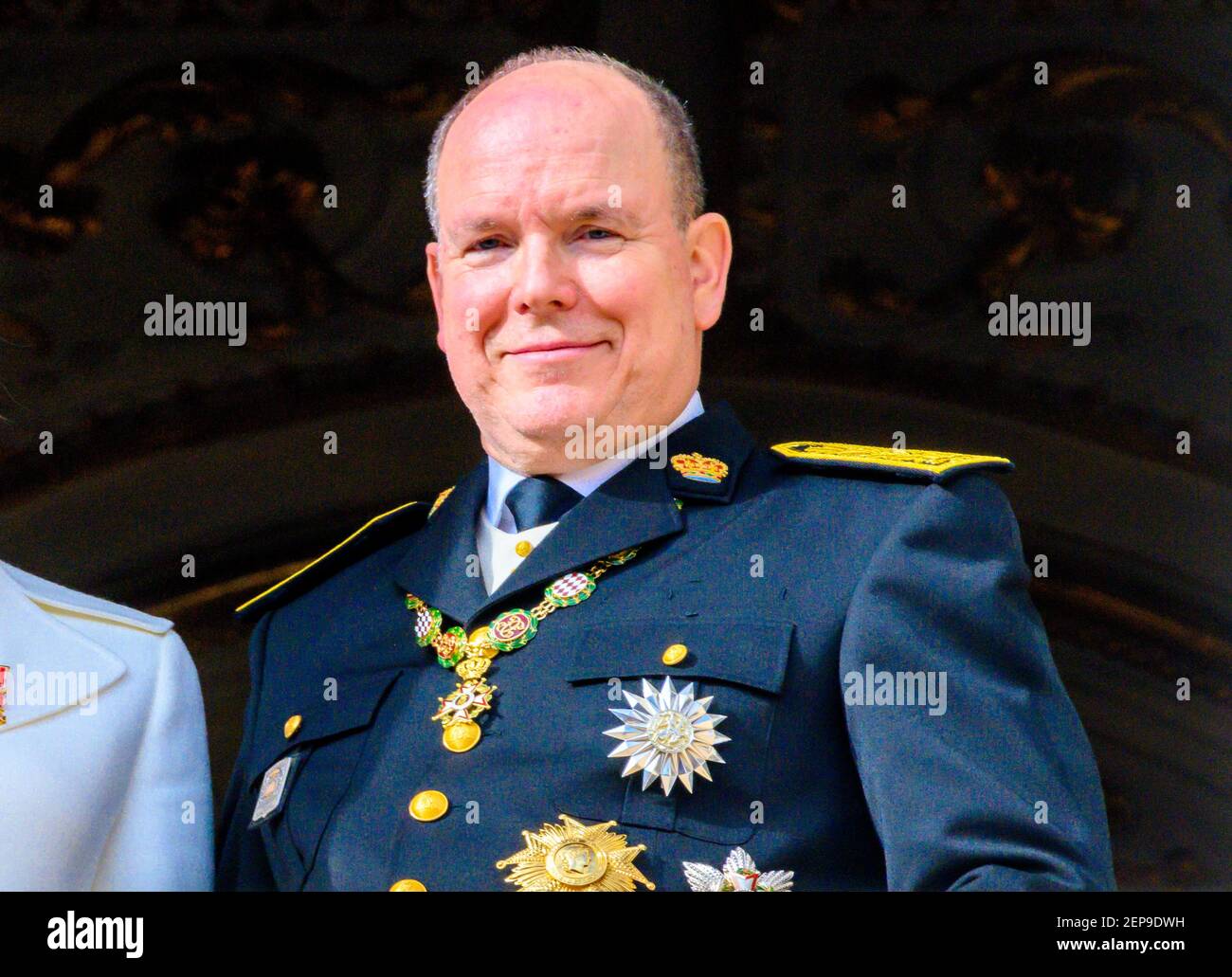 Prince Albert II of Monaco during the Army Parade, as part of the ...