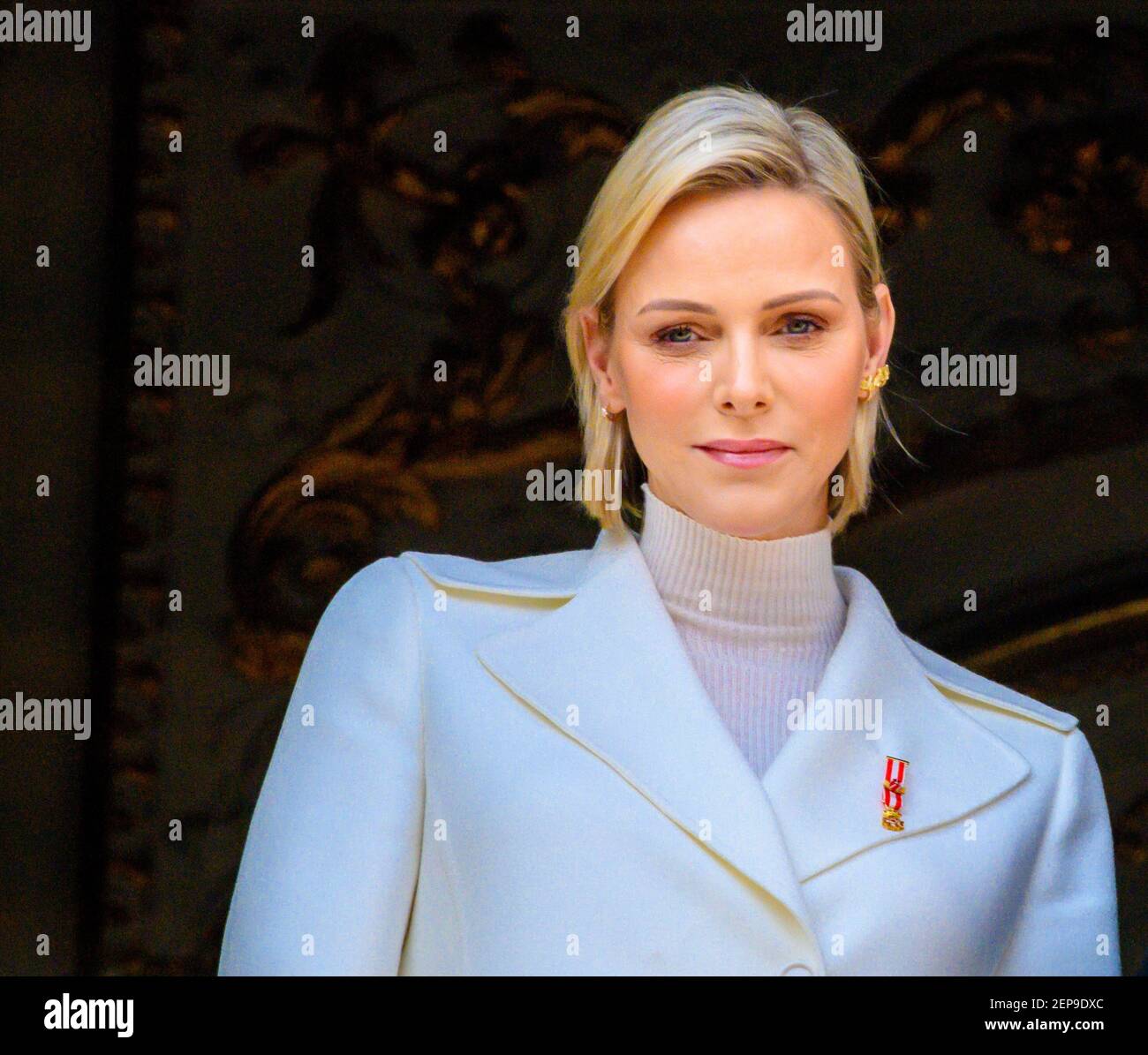 Princess Charlene of Monaco during the Army Parade, as part of the ...