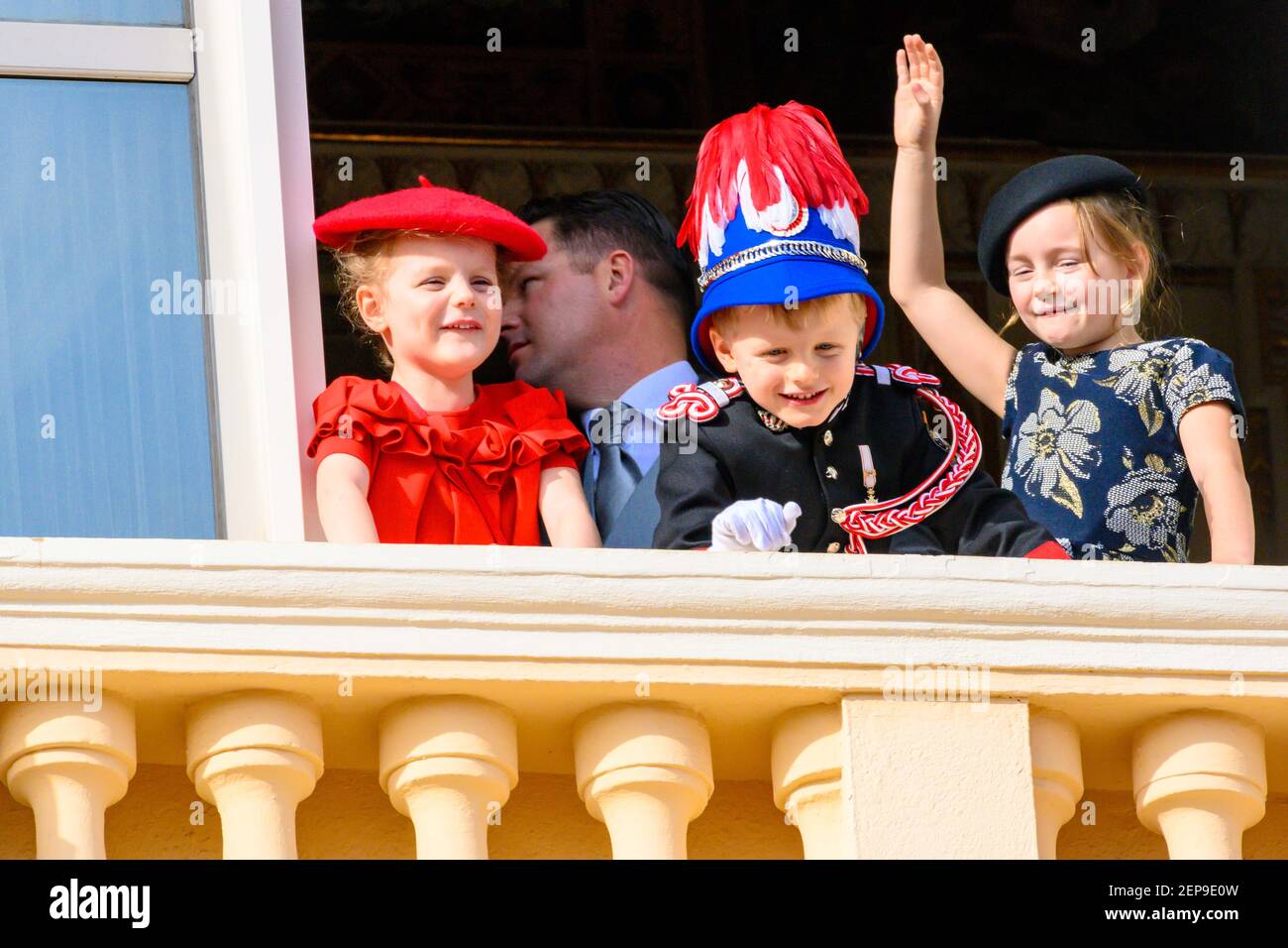 Prince Jacques and Princess Gabriella of Monac and niece Kaia Rose ...