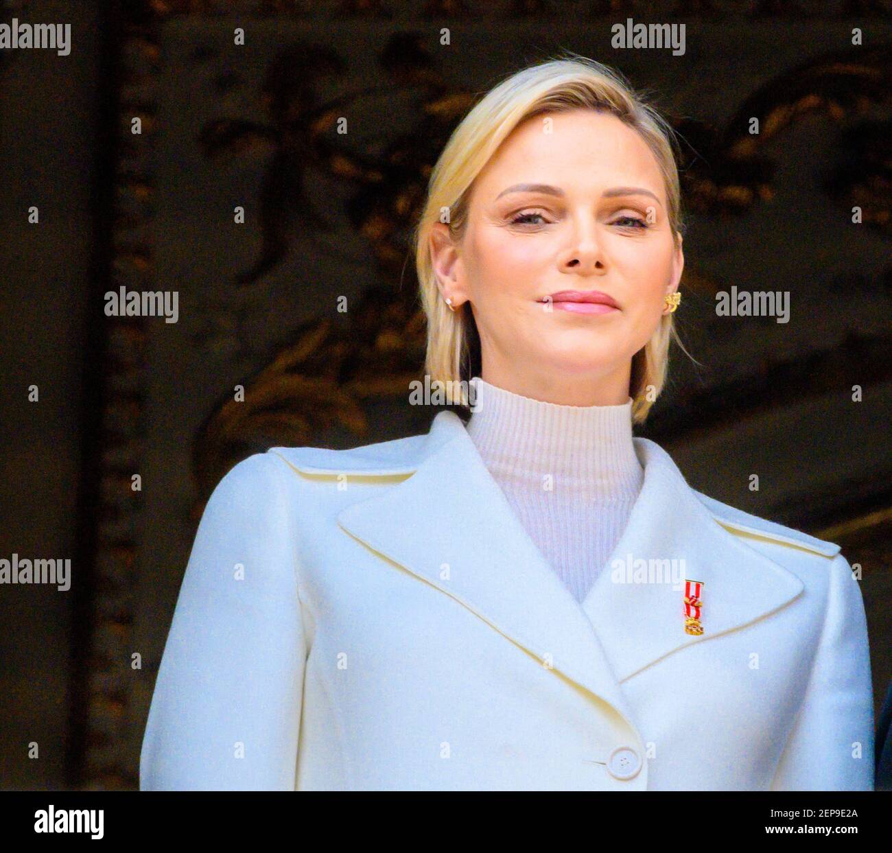 Princess Charlene of Monaco during the Army Parade, as part of the ...