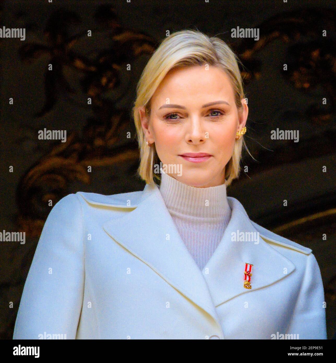 Princess Charlene of Monaco during the Army Parade, as part of the ...