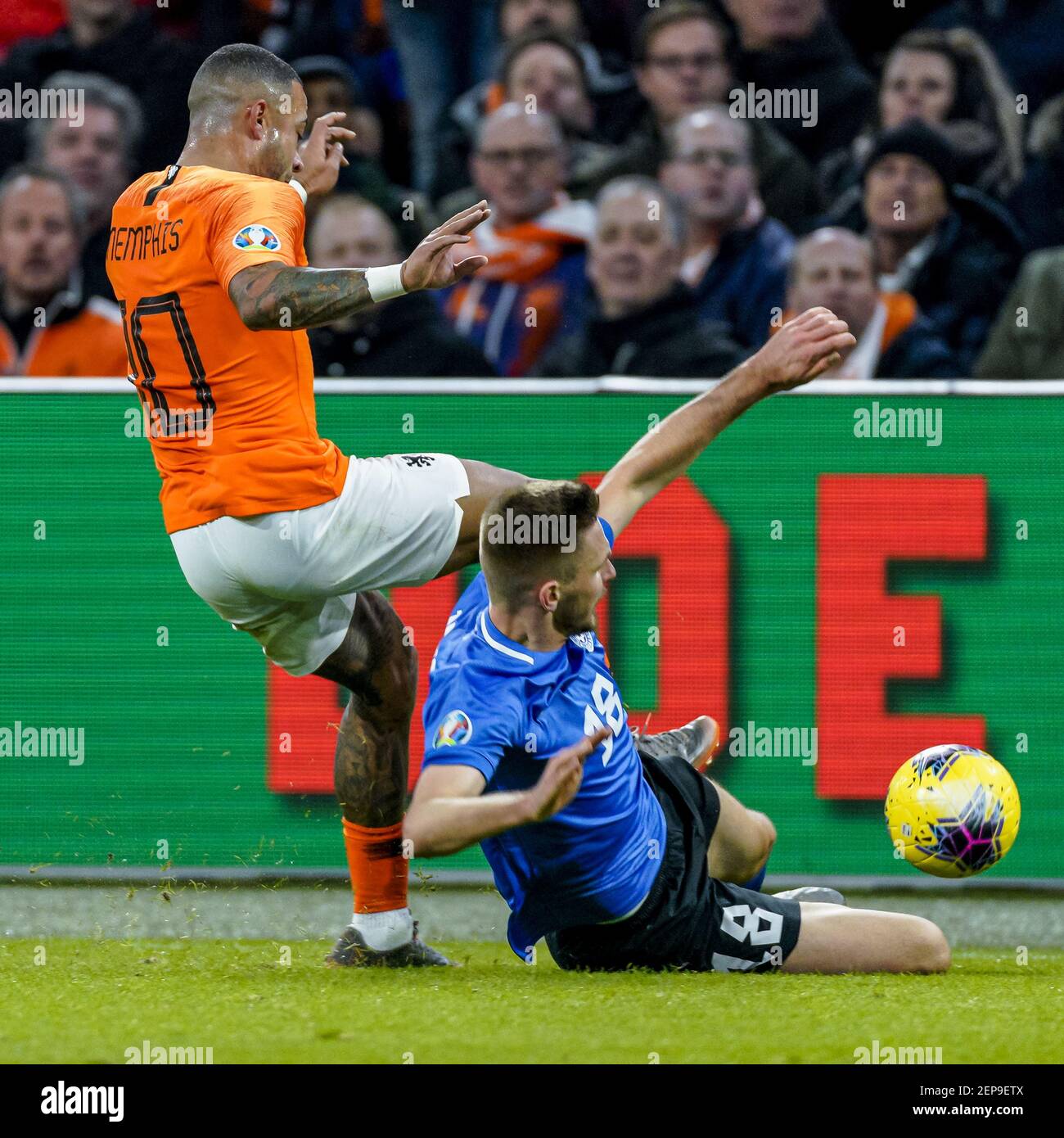 AMSTERDAM, Netherlands, 19-11-2019, football, Johan Cruijff ArenA ...