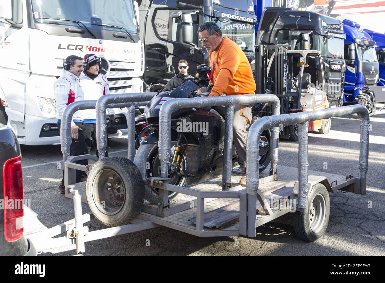 Test Day MotoGP, Circuit Ricardo Tormo, Valencia, Spain; Alex Marquez ...