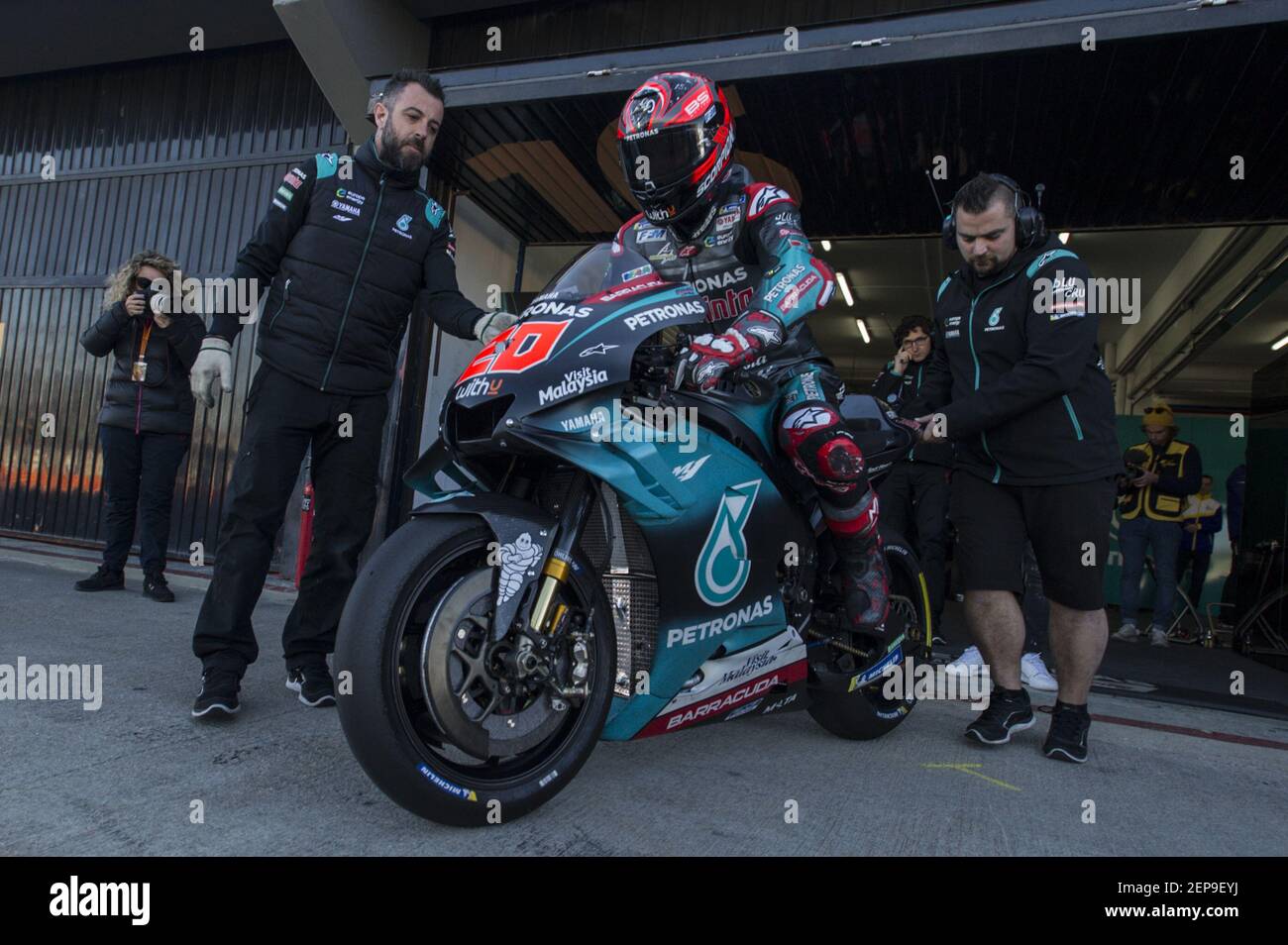 Test Day MotoGP, Circuit Ricardo Tormo, Valencia, Spain; Fabio ...
