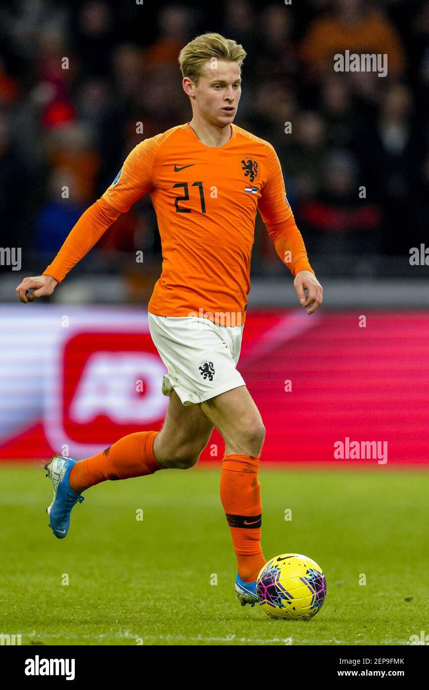 AMSTERDAM, Netherlands, 19-11-2019, football, Johan Cruijff ArenA, European Championship ...