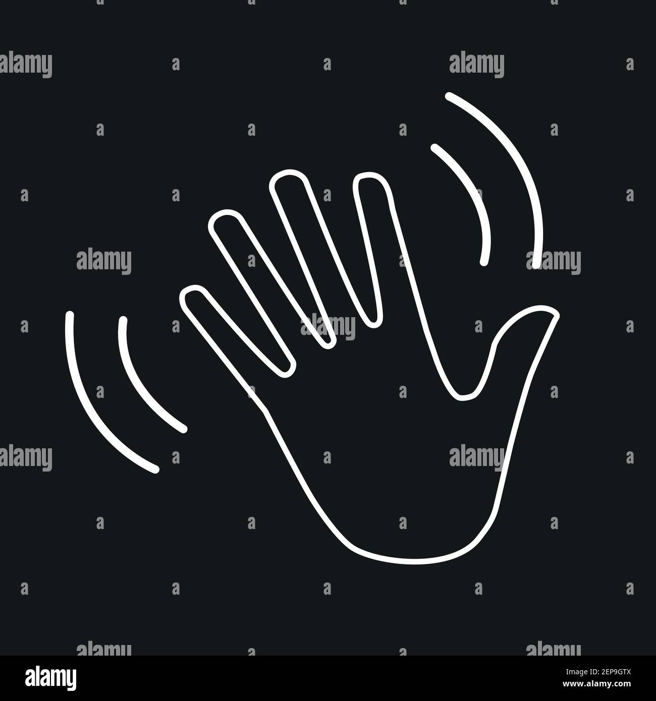 Waving her hand hi-res stock photography and images - Alamy