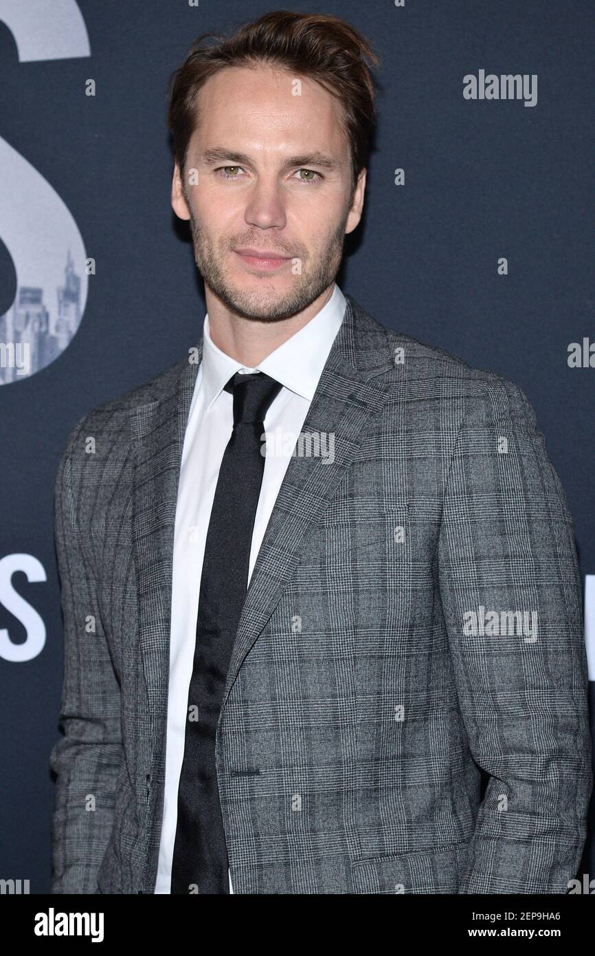 Actor Taylor Kitsch attends “21 Bridges” World Premiere at the AMC Lincoln Square theatre in New ...