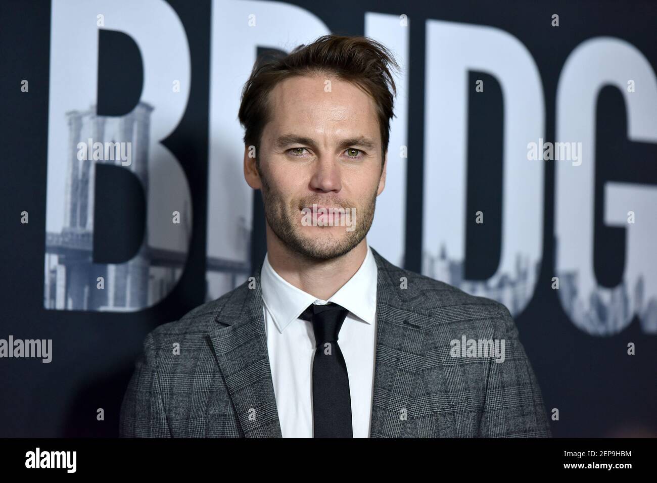 Actor Taylor Kitsch attends “21 Bridges” World Premiere at the AMC ...