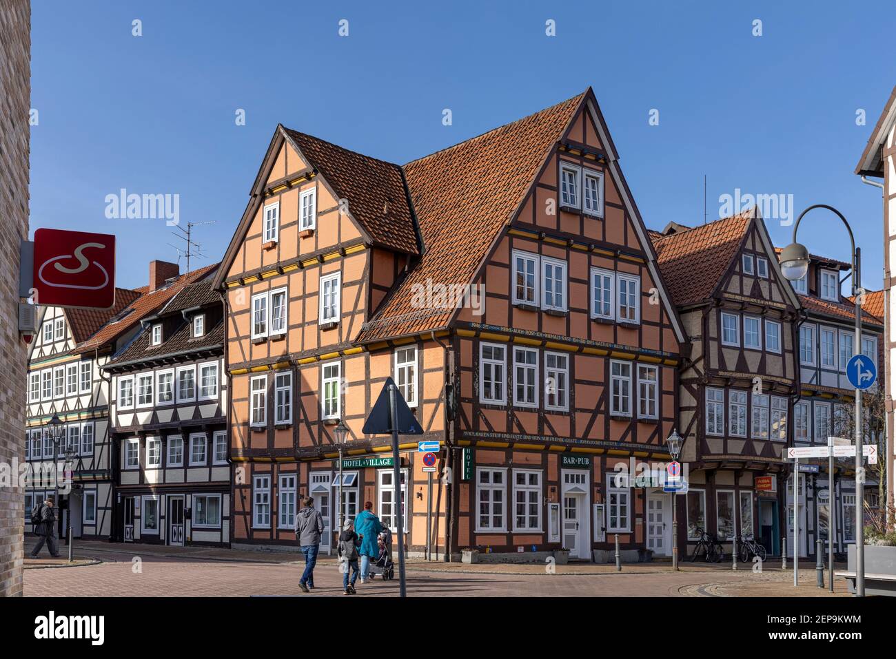 Lower Saxonian city Celle has a historical old town and is a famous ...