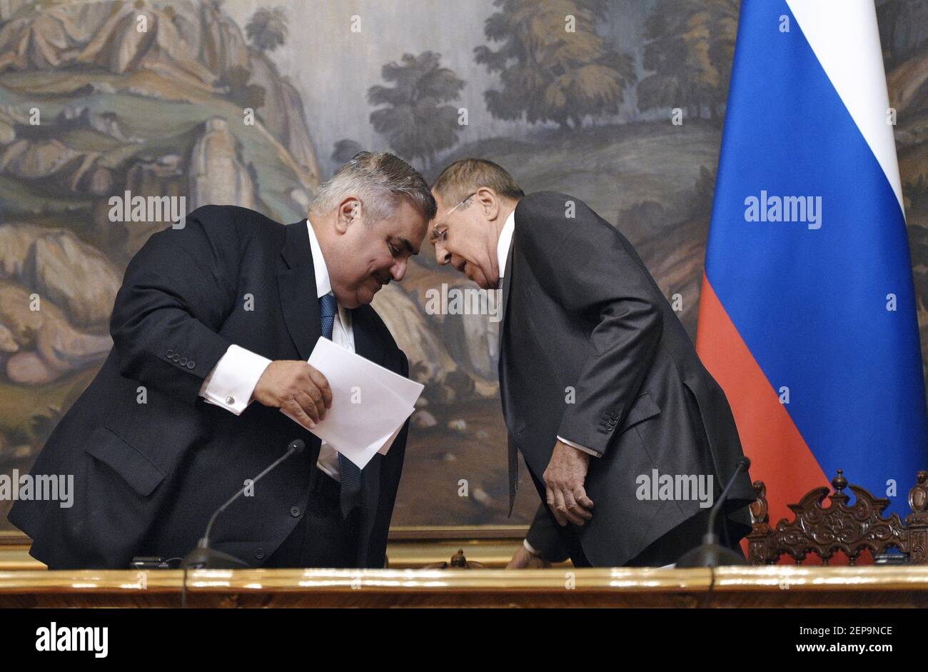 Talks between Russian Minister of Foreign Affairs Sergey Lavrov and ...