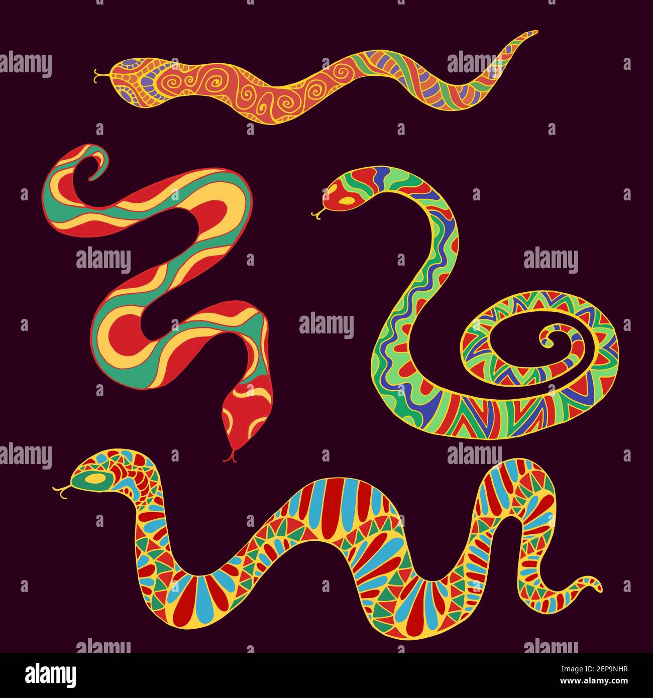 Bright Colored Animal Backgrounds