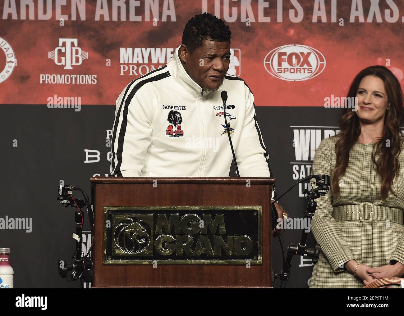 LAS VEGAS - NOVEMBER 20: Luis Ortiz attends the final press conference ...