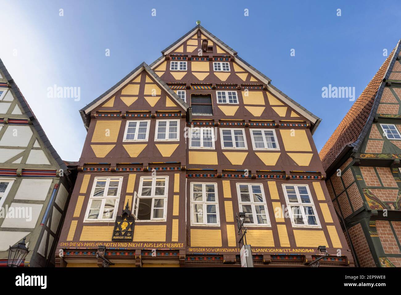 Lower Saxonian city Celle has a historical old town and is a famous ...