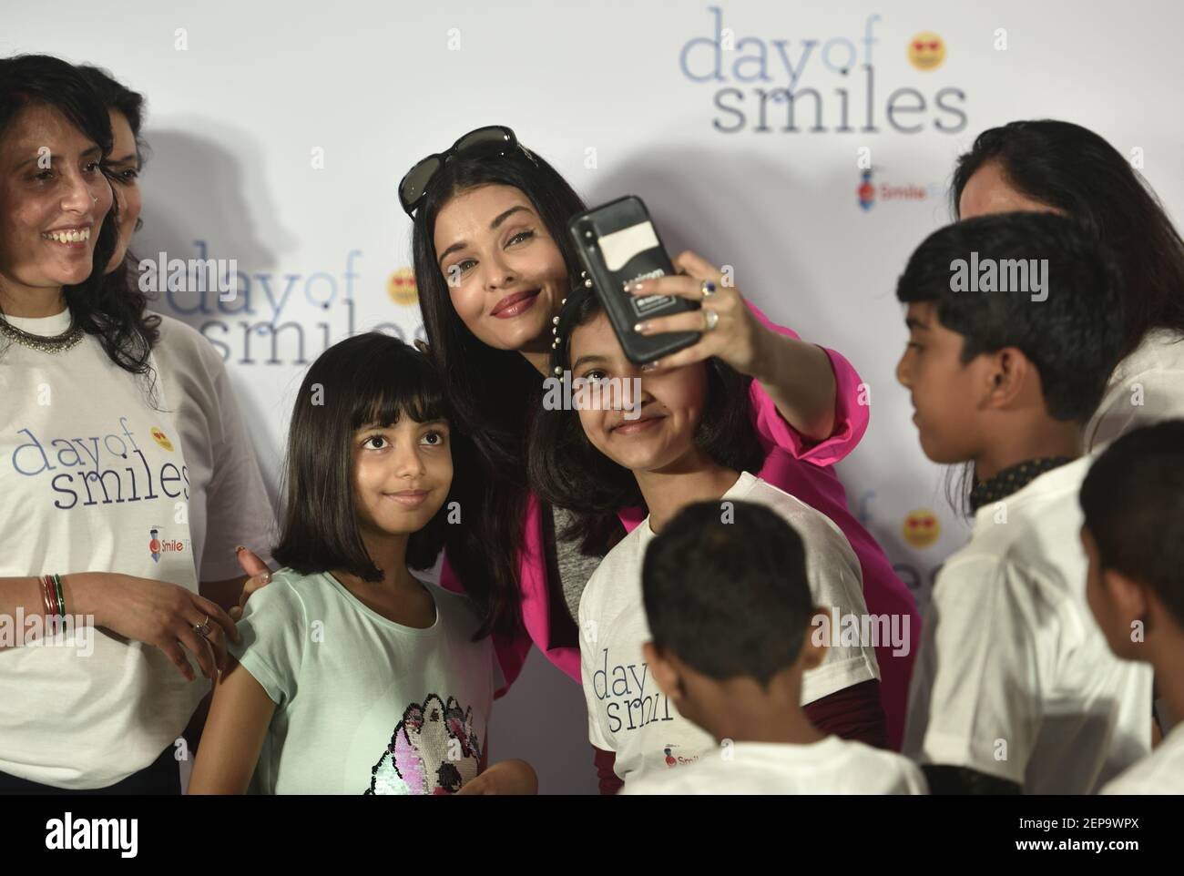 MUMBAI, INDIA - NOVEMBER 20: Aishwarya Rai Bachchan along with her ...