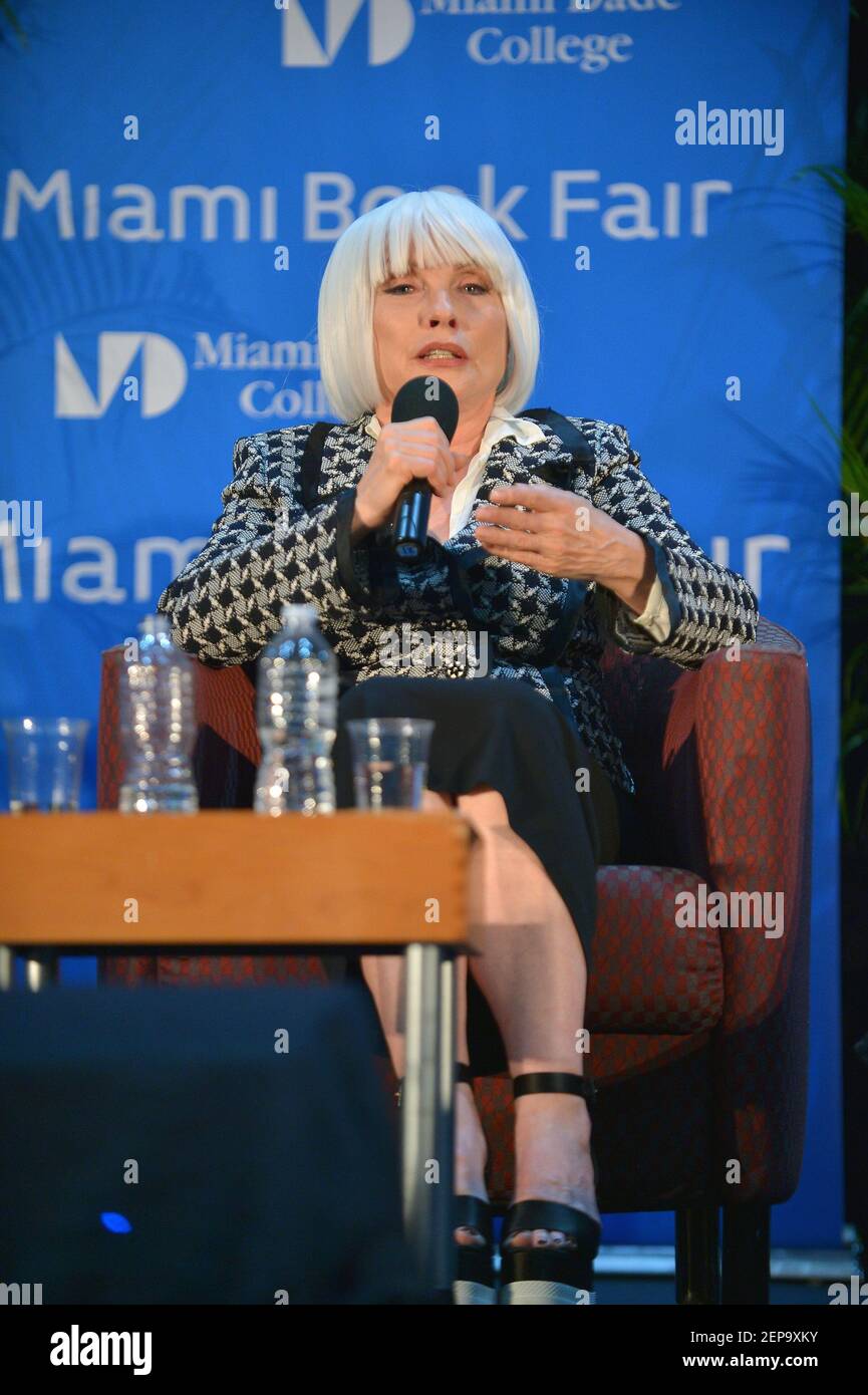 Actor/musician Debbie Harry joined on stage by Chris Stein about Debbie ...