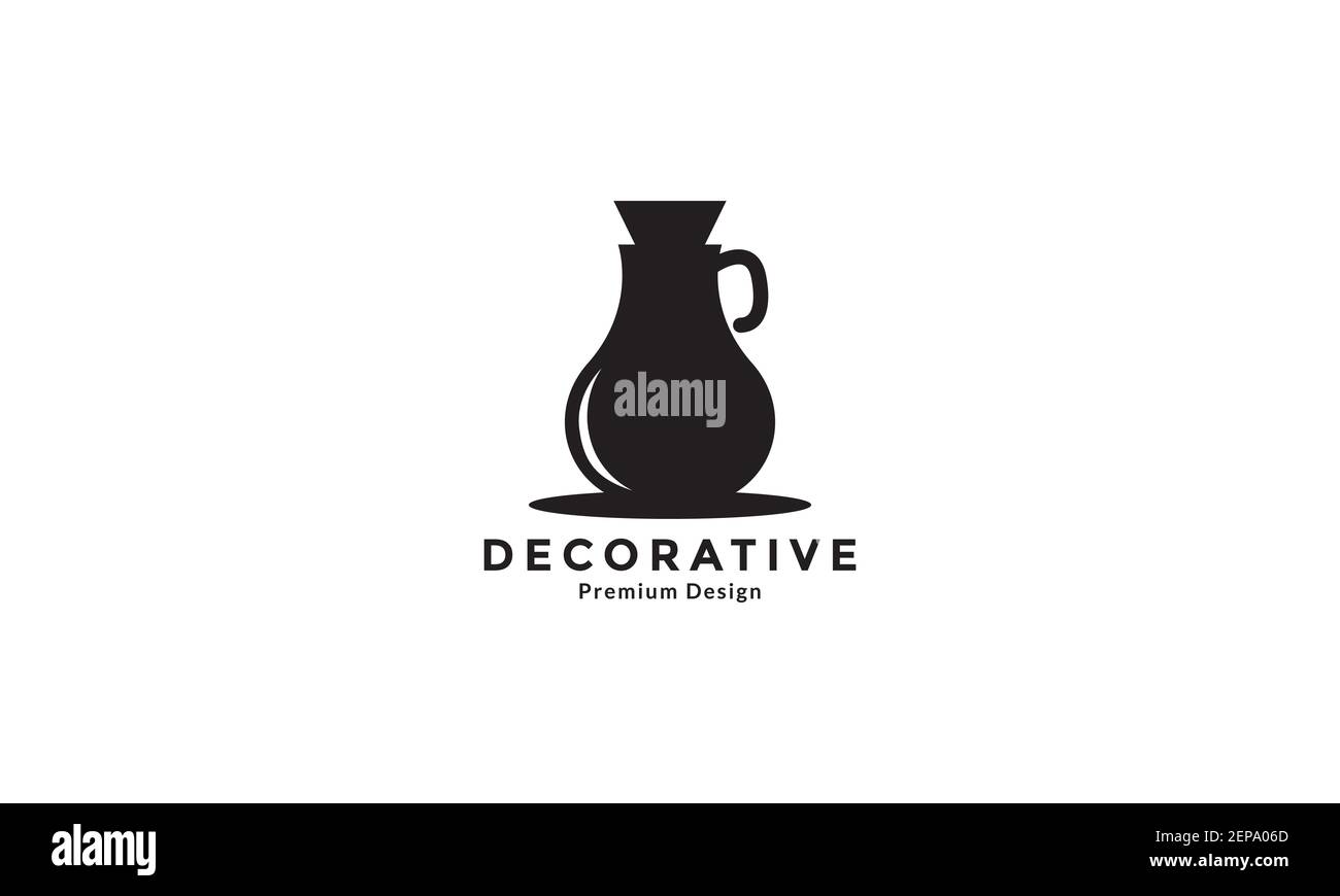 Decorative storage jars Stock Vector Images - Alamy