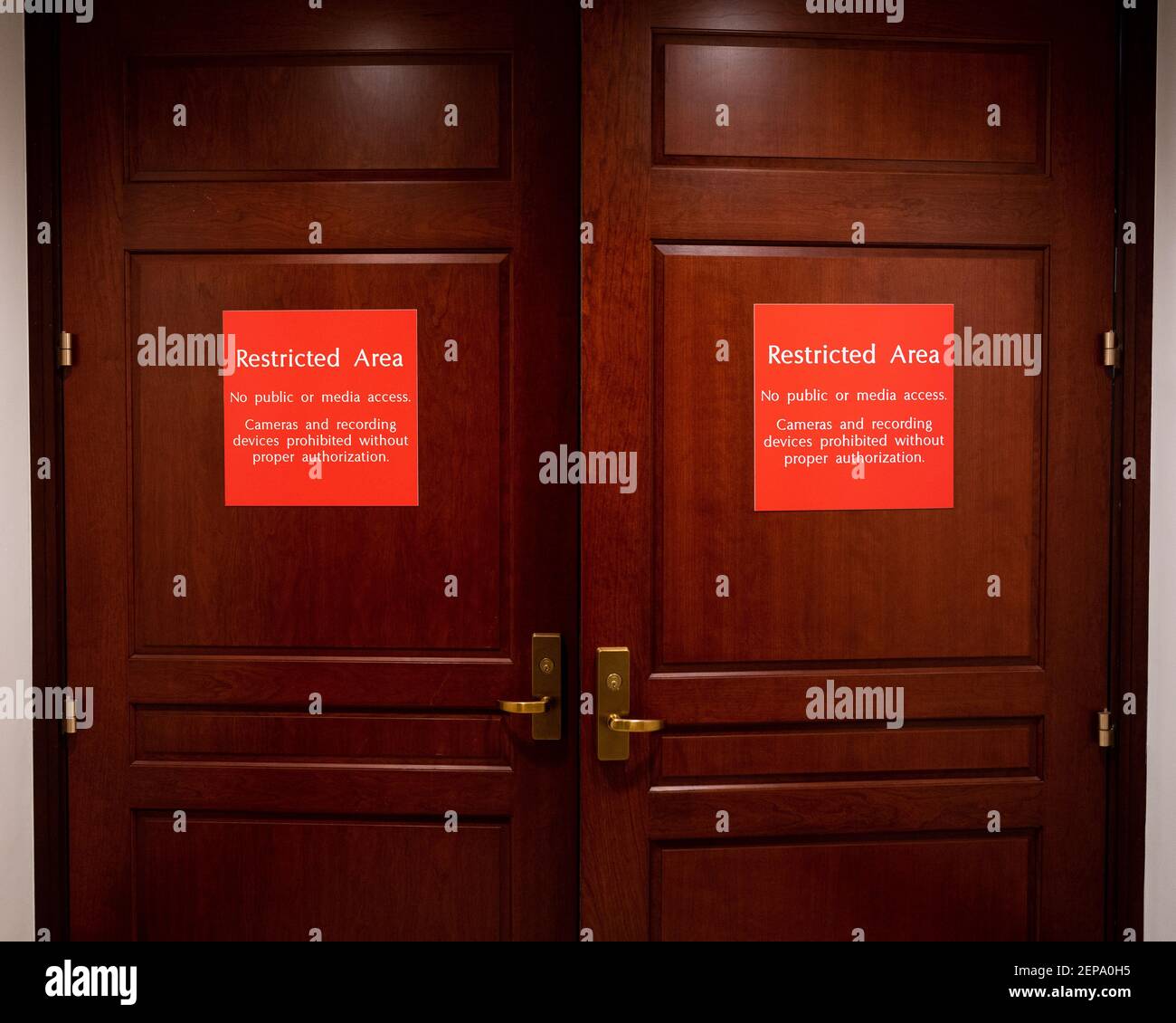 November 21, 2019 - Washington, DC, United States: The outer doors of ...