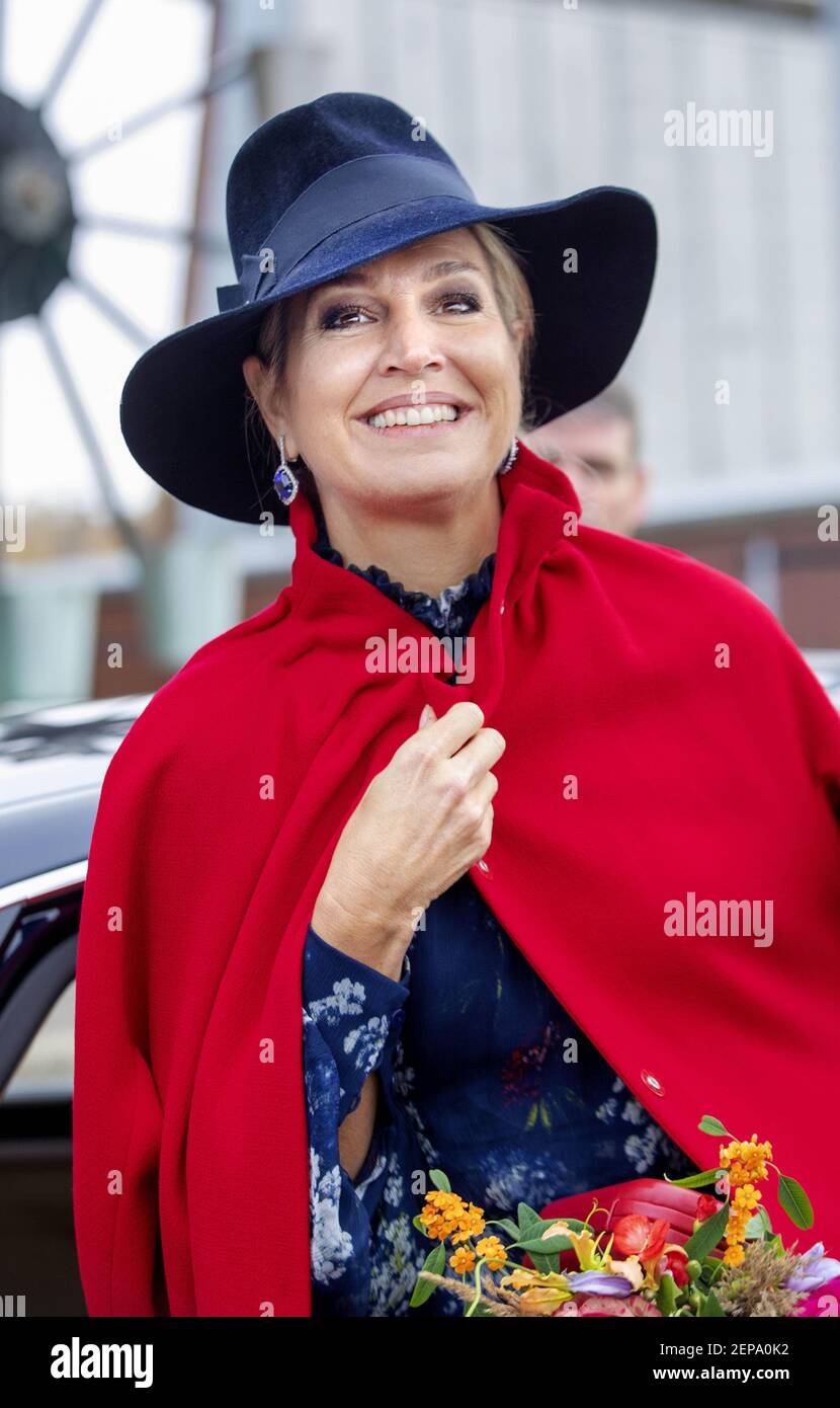 Queen Máxima during the opening of the Humania exhibition at NEMO ...